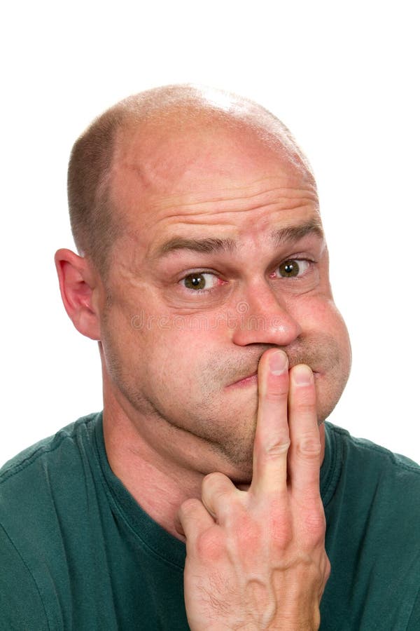 Uomo circa da vomitare fotografia stock. Immagine di persona - 43317784