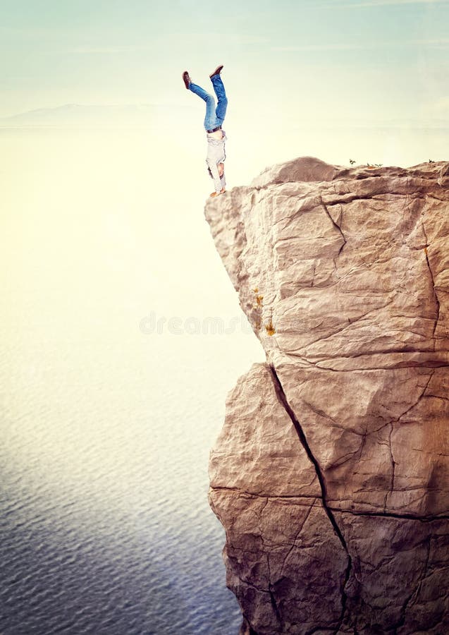 Coraggioso o stupido? fotografia stock. Immagine di brave - 3039180