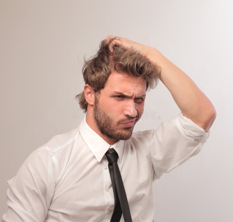 Confusione immagine stock. Immagine di ritratto, faccia - 29794753