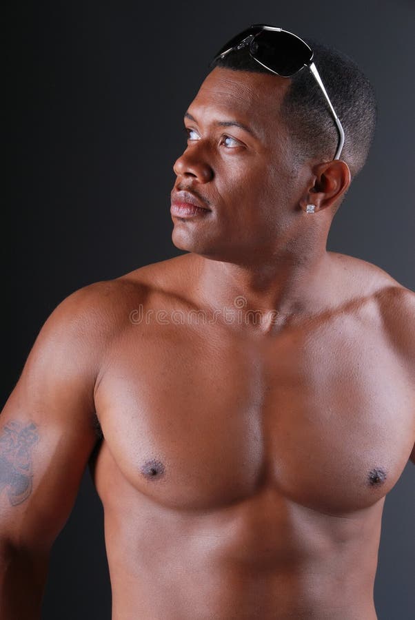 Uomo di colore attraente. immagine stock. Immagine di corpo - 7397979