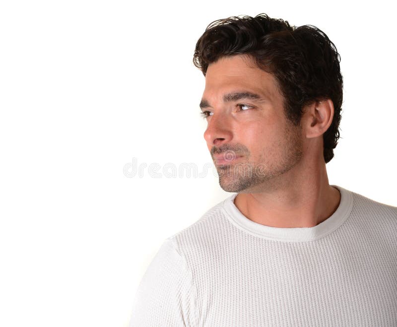 Uomo italiano bello immagine stock. Immagine di isolato - 46487831