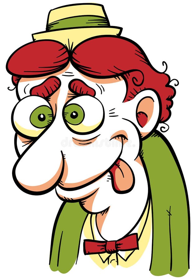 Uomo strambo del fumetto illustrazione di stock. Illustrazione di ...