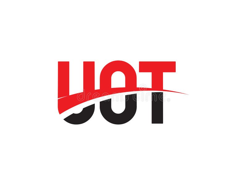 UOT Letter Initial Logo Design Vector Illustration Stock Vector ...