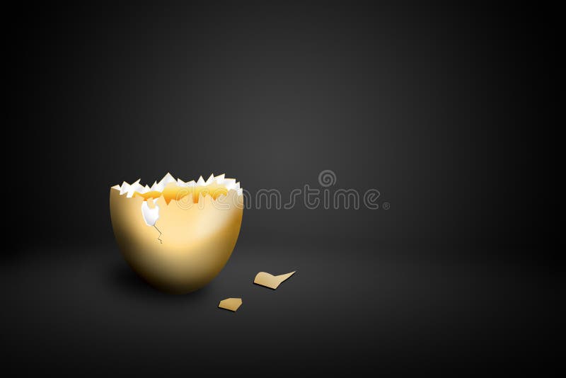 Uovo rotto immagine stock. Immagine di visualizza, gallina - 868587