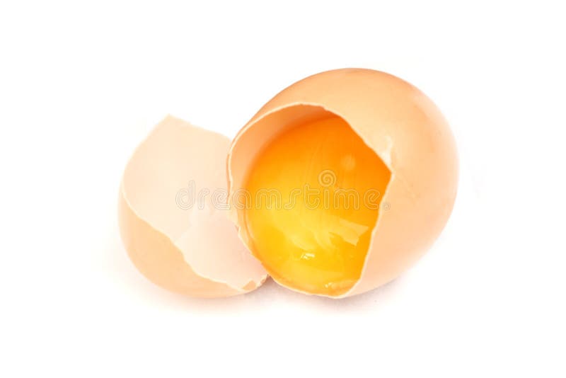 Uovo rotto fotografia stock. Immagine di guscio, alimento - 12386864