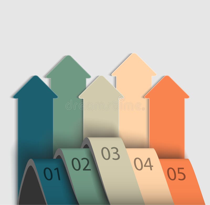 Modern Infographic Design Template Stock Vector - Illustration of ...