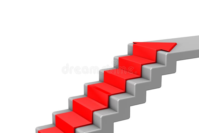 Red Arrow Up Stairs Stock Illustrations – 151 Red Arrow Up Stairs Stock ...