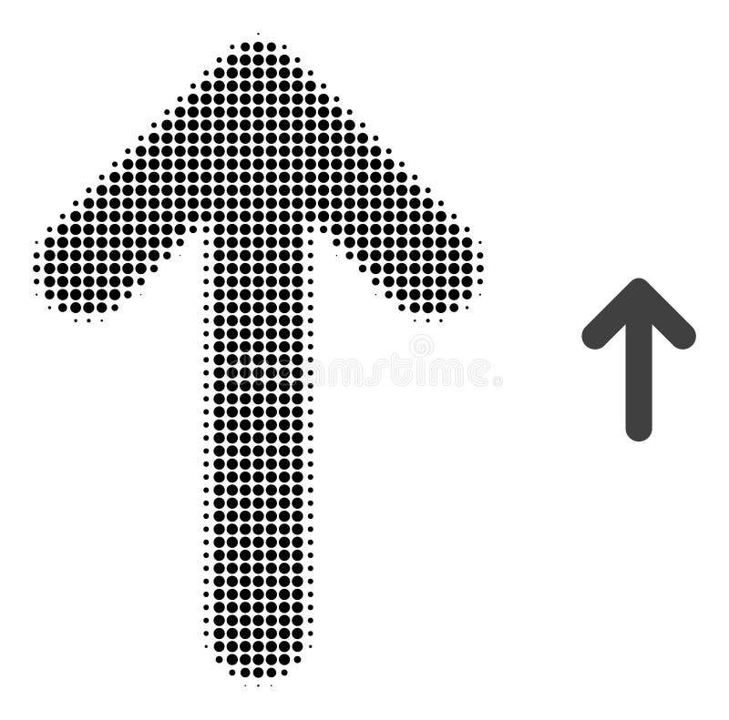 Halftone Arrow Circle stock vector. Illustration of abstract - 6641896