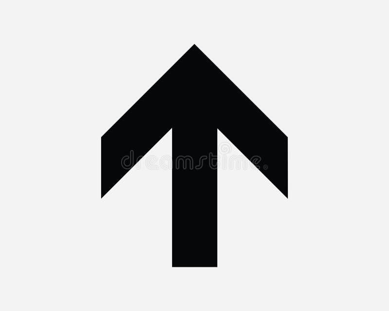 Simple Up Arrow Clipart Stock Illustrations – 350 Simple Up Arrow ...