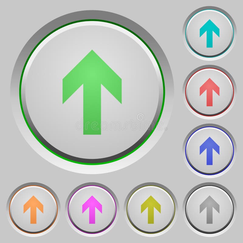 Red Arrow Push White 3d Man Forward Stock Illustration - Illustration ...