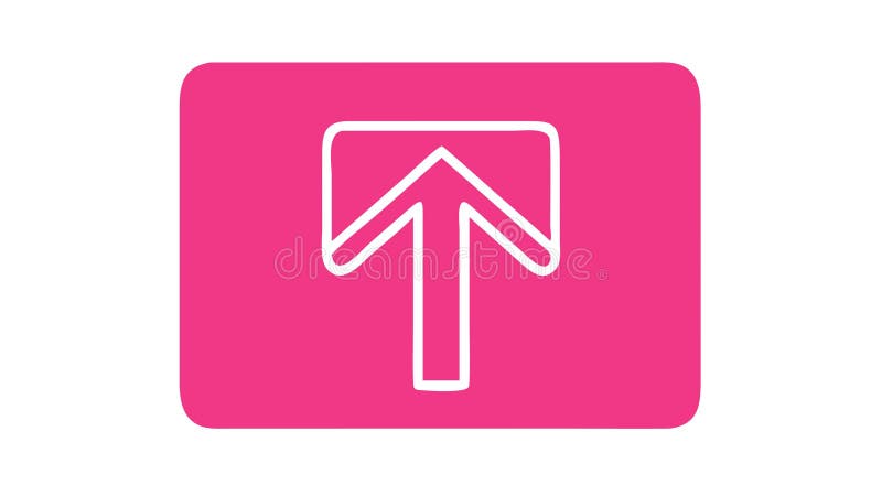 Up Arrow Upload Direction Progress Vector, Vector Design Generative AI Stock Vector ...