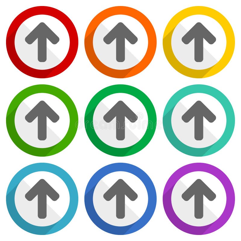 Up Arrow, Upload,bold Outline Vector Icon You Can Easily Modify Stock ...