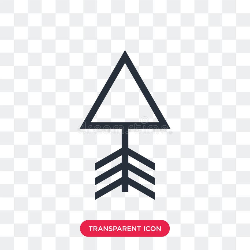 Up Arrow Vector Icon Isolated on Transparent Background, Up Arrow Logo ...