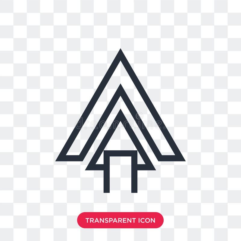 Up Arrow Vector Icon Isolated on Transparent Background, Up Arrow Logo ...