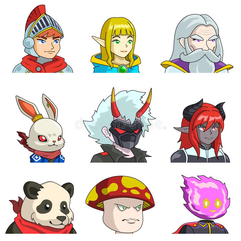 Game Character in Idle Stance Stock Vector - Illustration of position ...