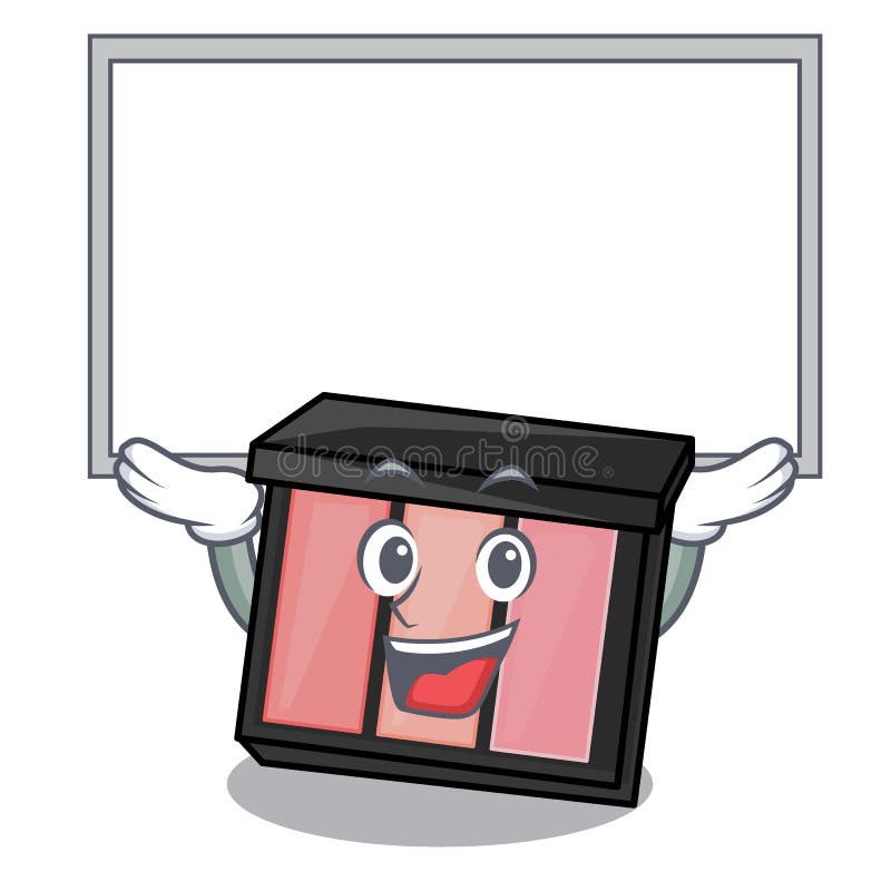 Up Board Eye Shedow in the Cartoon Shape Stock Vector - Illustration of ...