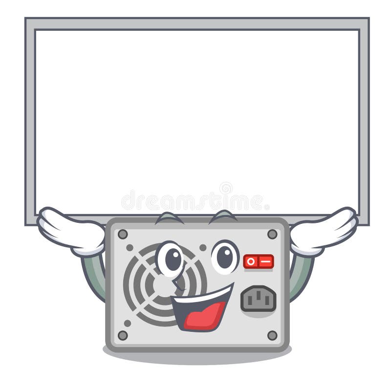 Up Board Power Supply Isolated in the Cartoon Stock Vector ...