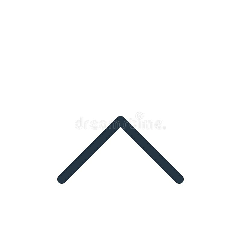 Up Chevron Icon Vector from Arrows Concept. Thin Line Illustration of ...
