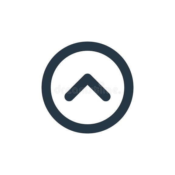 Up Chevron Icon Vector from Essentials Ui Concept. Thin Line ...