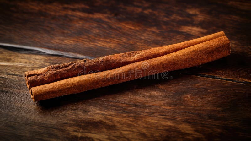 Up cinamon stick on table stock illustration. Illustration of decor ...