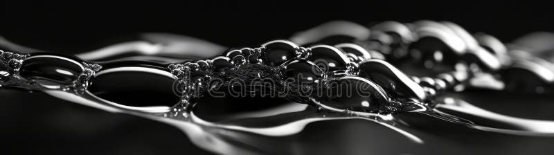 An Up-close Look at Effervescing Foam, Emphasizing Its Detailed ...