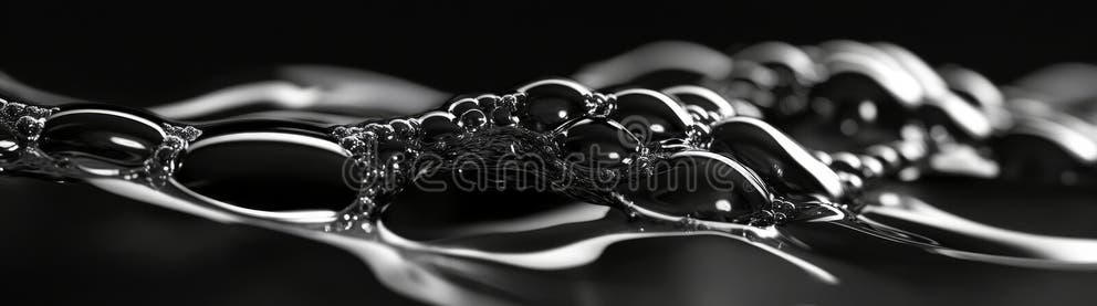 An Up-close Look at Effervescing Foam, Emphasizing Its Detailed ...