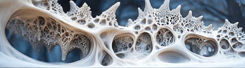 An Up-close Look at Web-like, Textured Patterns that Resemble Foam or ...