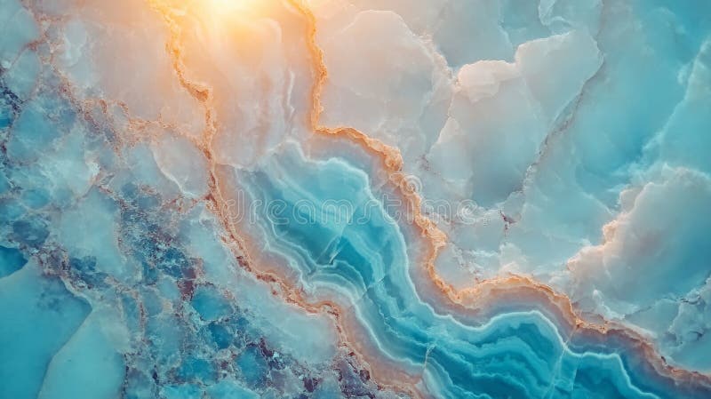 Up Close, the Marble Has a Smooth, Glossy Texture with the Appearance ...