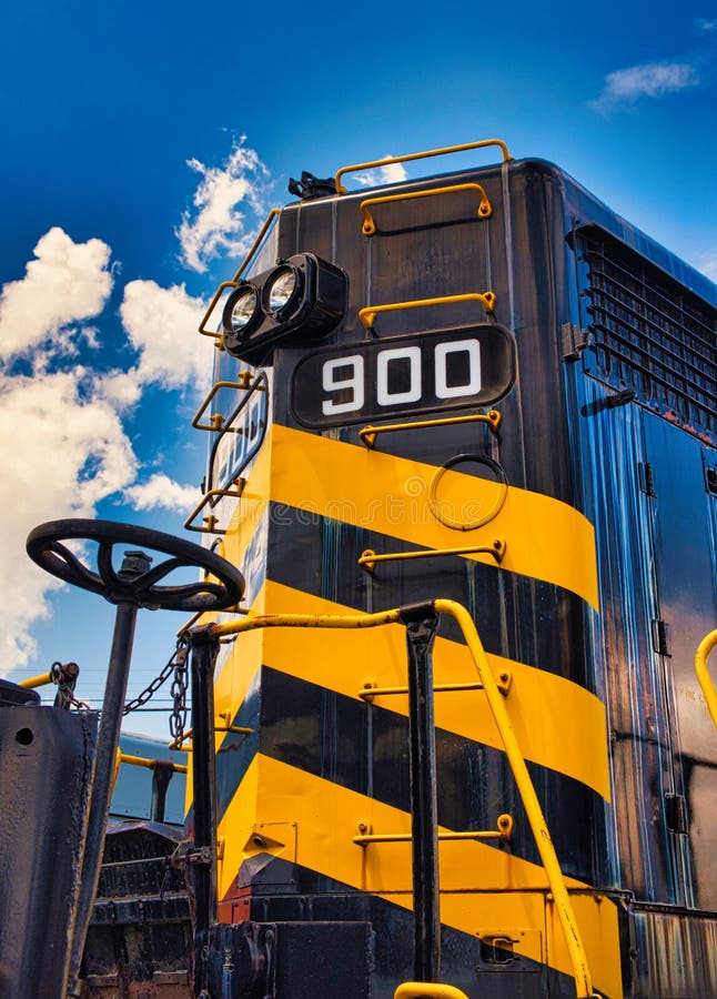 Up-close of a Modern Railway Engine Stock Photo - Image of vehicle ...