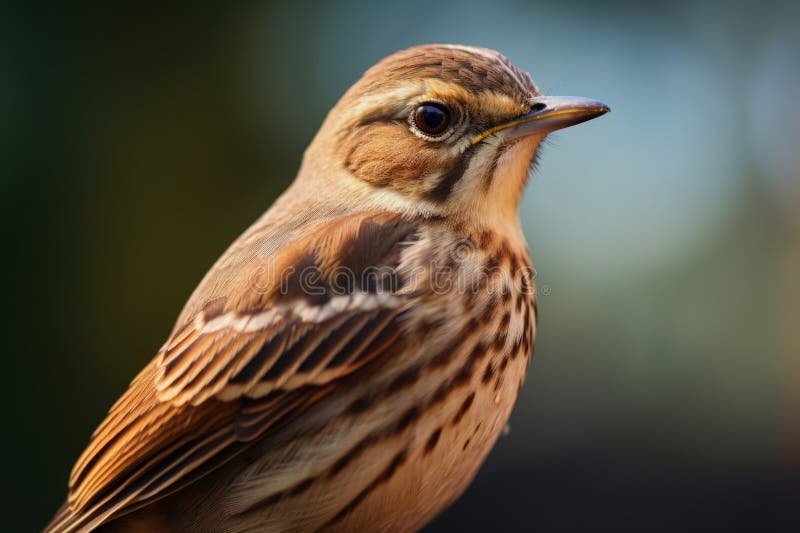 Up Close of Outdoor Lark Bird Stock Illustration - Illustration of ...