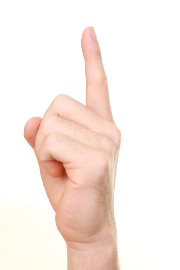 Up stock image. Image of finger, face, hand, studio, shot - 43818947