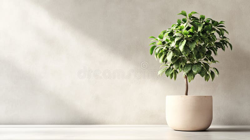 An Up-close View of a Plant Pot Symbol Designed for Minimalism Stock ...