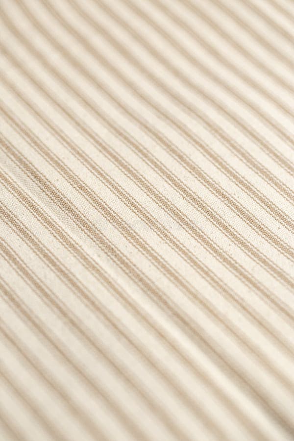 An Up Close View of Tan Striped Fabric Background Stock Image - Image ...