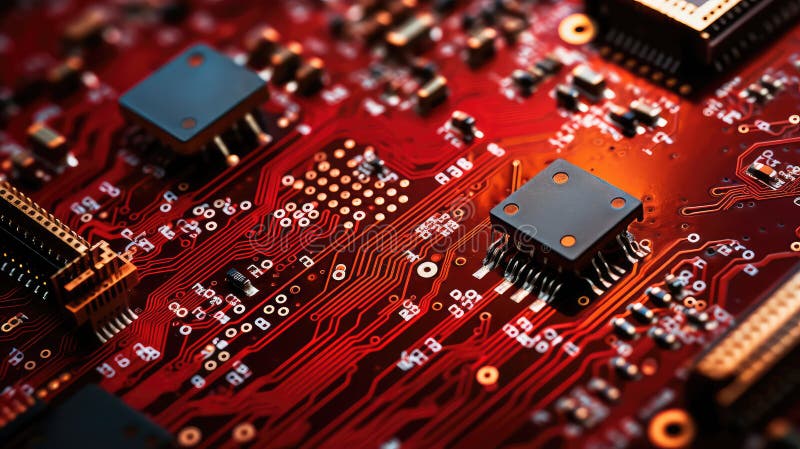 Up computer red stock illustration. Illustration of precision - 375008933