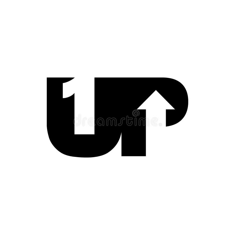 1up Creative Logo Design Vector Stock Illustration - Illustration of ...
