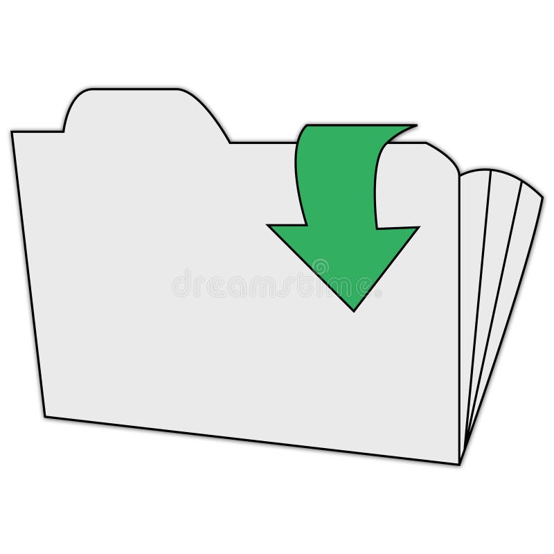 Up directory stock illustration. Illustration of mailer - 1634629