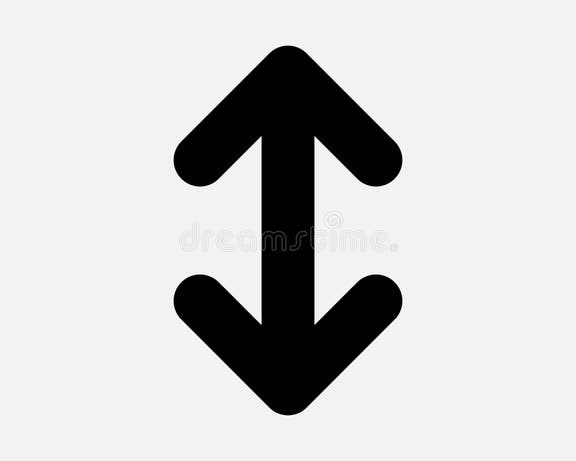 Up Down Accend Decend Increase Decrease Arrow Pointer Point Path ...