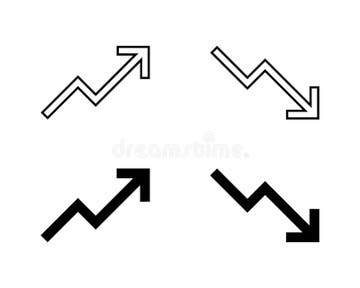 High Low Arrows Stock Illustrations – 206 High Low Arrows Stock ...