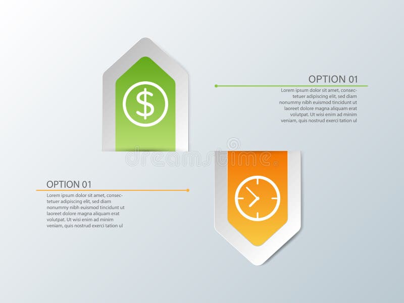 Up and Down Arrow Infographics Stock Vector - Illustration of increase ...