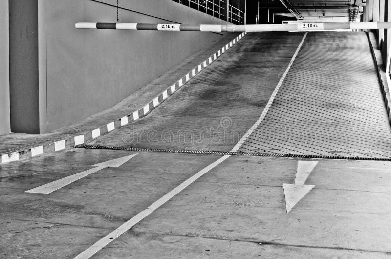 Up and Down Arrow Sign and Limited High Line Stock Photo - Image of ...