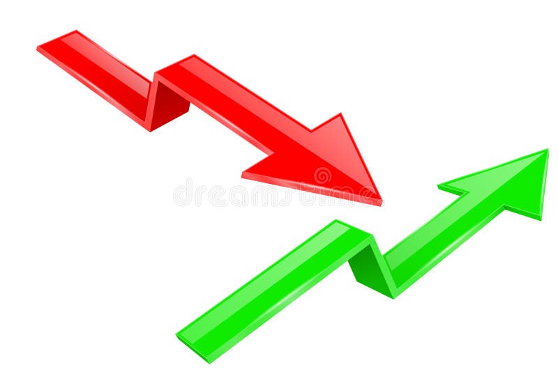 Arrows Up Down Graph Stock Illustrations – 1,090 Arrows Up Down Graph ...