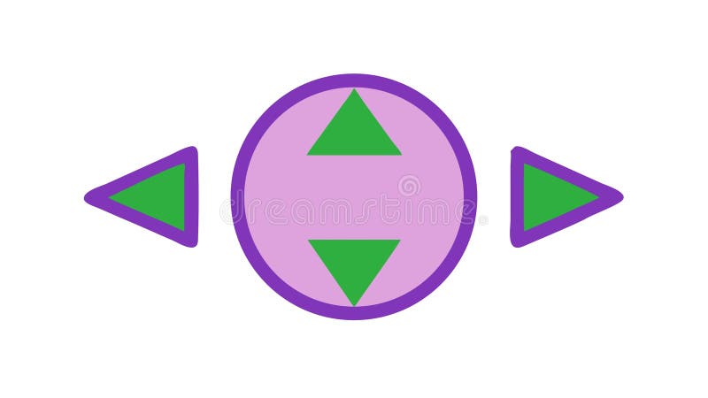 Up and Down Arrows Icon for Scrolling, Sorting, and Adjustment. Vector ...