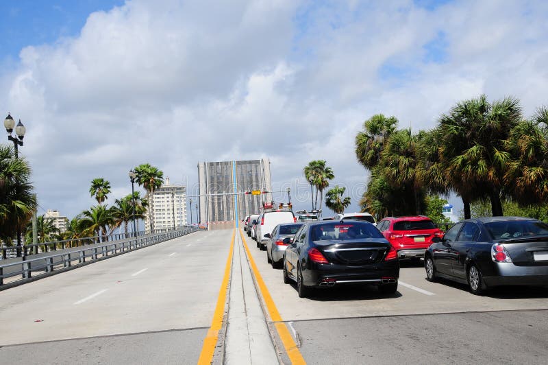 Up Drawbridge, South Florida Stock Photo - Image of safety, safe: 71644688