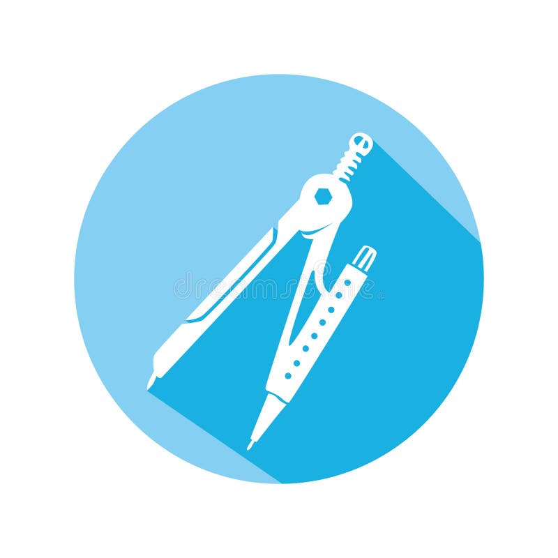 Simple Long Shadow Anchor Design for Kids School Activities Stock ...