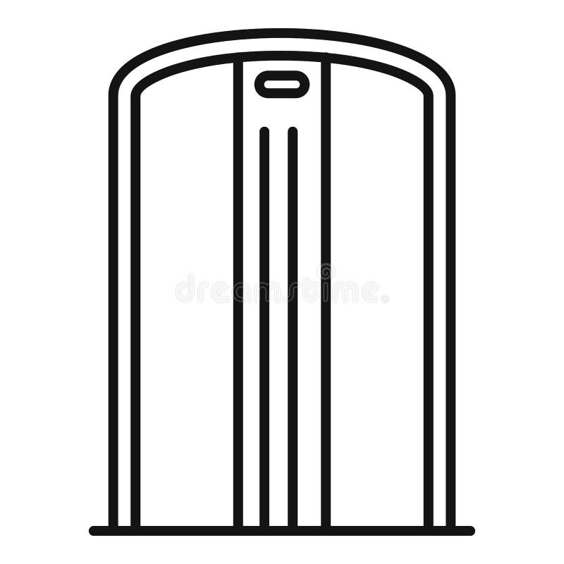 Up Elevator Icon, Outline Style Stock Vector - Illustration of lift ...
