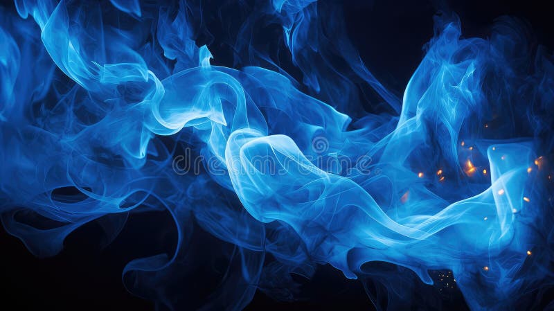 Up fire blue stock illustration. Illustration of beauty - 373570979