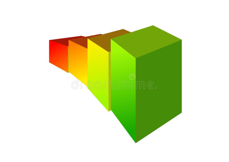 Up Four Bars stock vector. Illustration of orange, yellow - 84319164