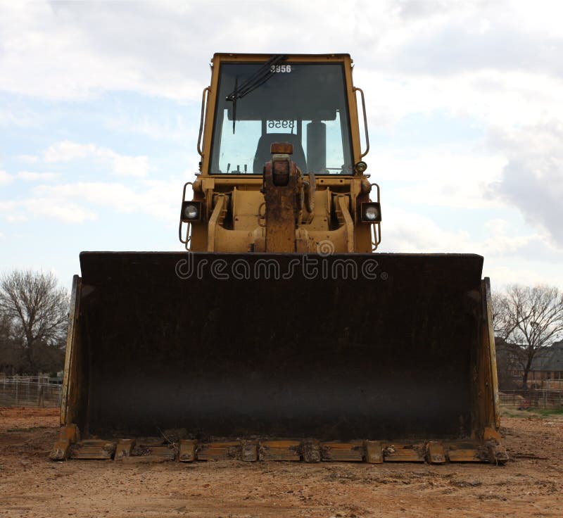 Up front bull dozer stock image. Image of pile, case, grungy - 9187259