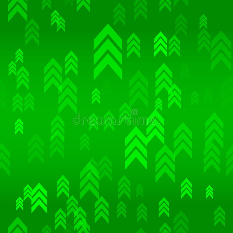Up Green Arrow Seamless Pattern Background Stock Vector - Illustration ...