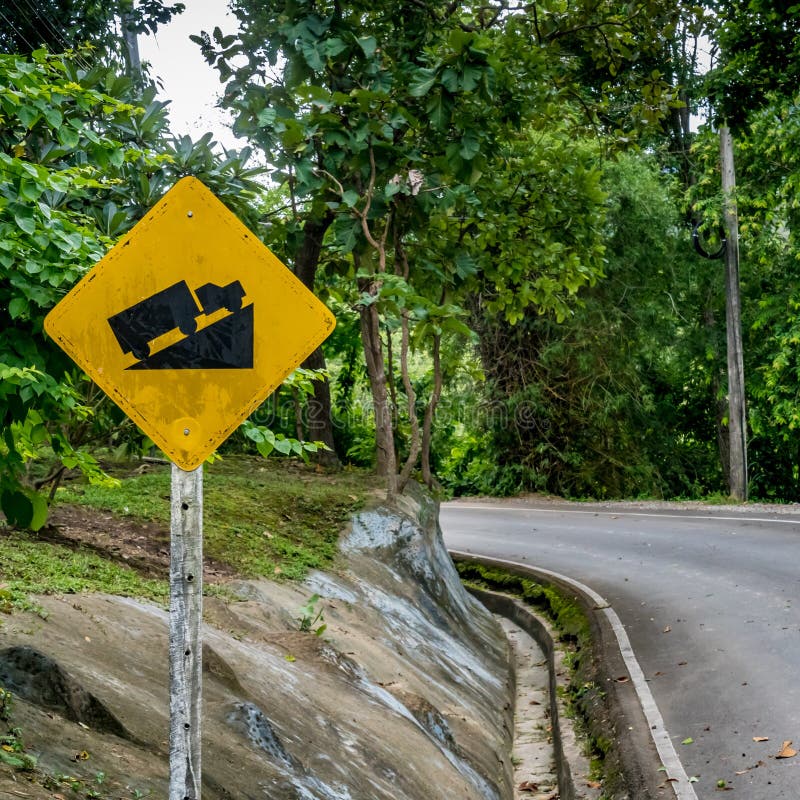 Up hill traffic sign stock image. Image of street, vehicle - 99520857
